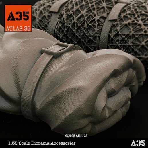 🌆 1:35 US Tarps and Nets 1・ 3D File for 3D printing・Cults