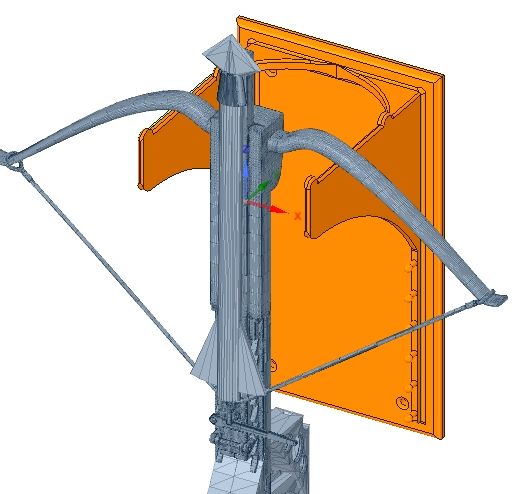🏹 CROSSBOW MOUNT bow and arrow holder suspension 3d print・ STL File for ...