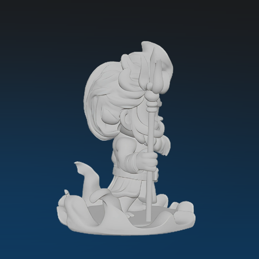 poseidon chibi figure