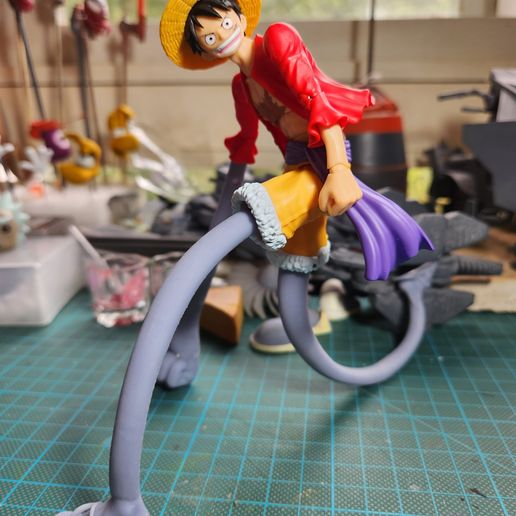 🦸 Luffy Sh Figuarts extra arms and legs・ STL File for 3D printing・Cults