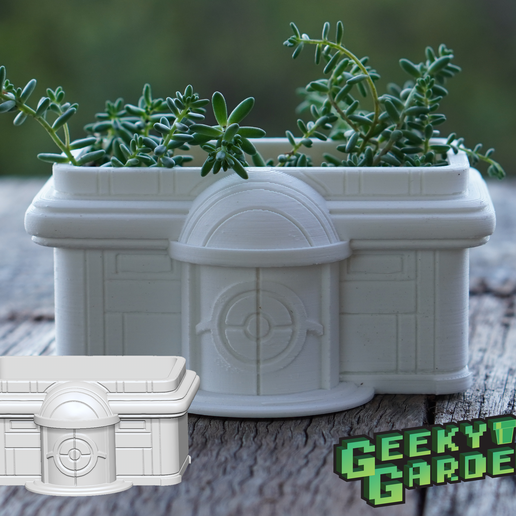 🐉 Pokemon Center Planter・ STL File for ・Cults