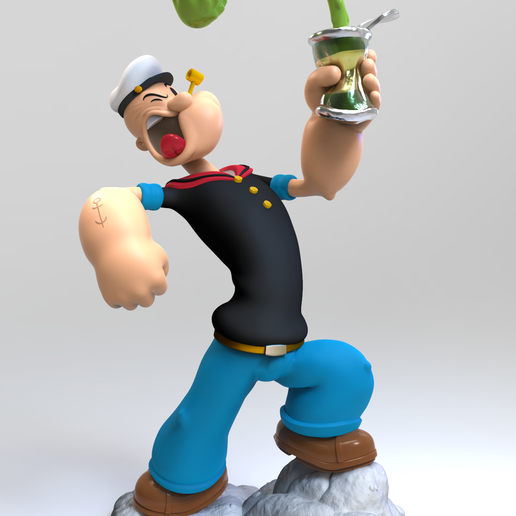 🗿 POPEYE・ 3D File for ・Cults
