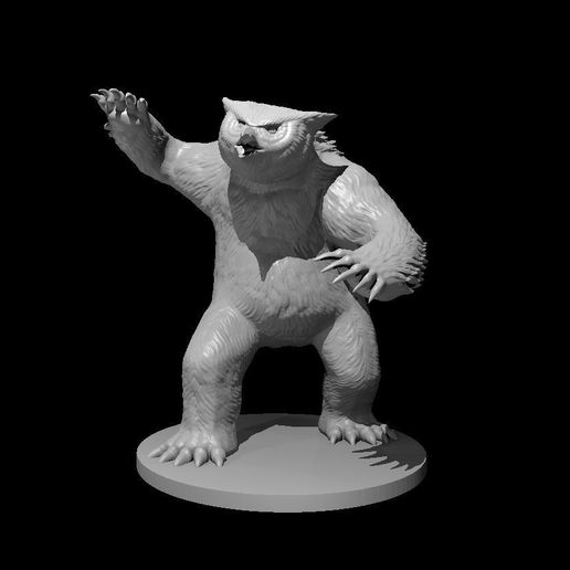 🐻 Owlbear・Free STL File for 3D printing・Cults