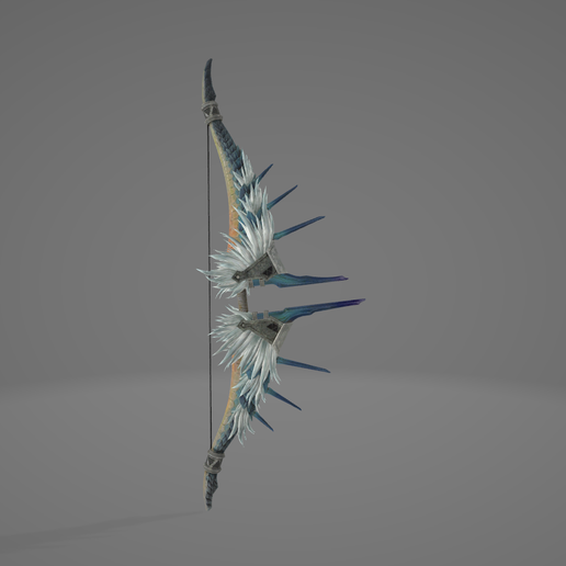 STL file MONSTER HUNTER WORLD TOBI-KADACHI BOW 👹 (OBJ)・Template to ...