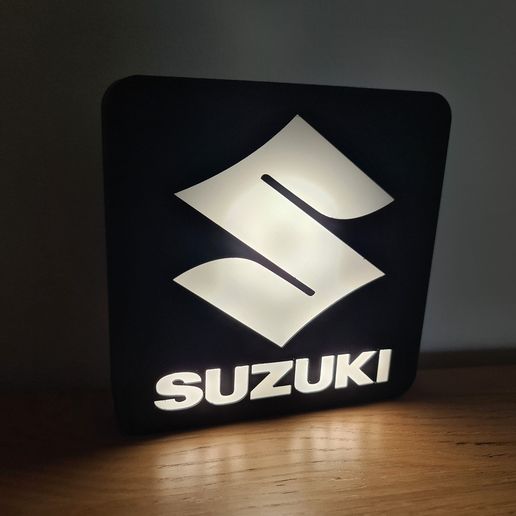 🗡️ Easy Print Suzuki LED Lightbox Fixation murale ou de bureau GSX ...