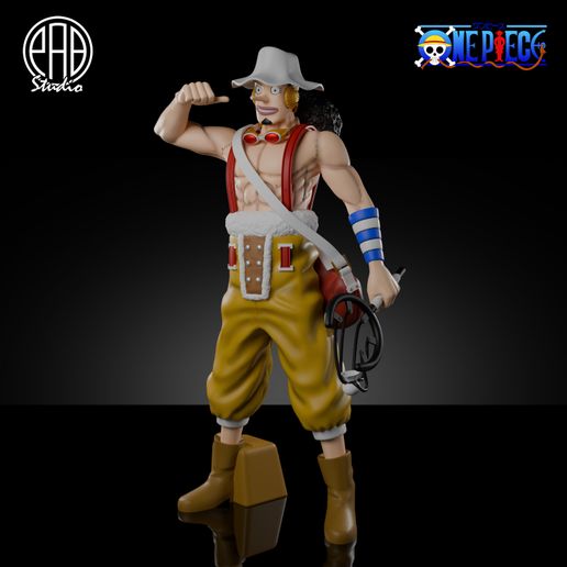 Archivo STL USOPP - ONE PIECE 👾 ・Modelo para descargar e imprimir en 3D ...