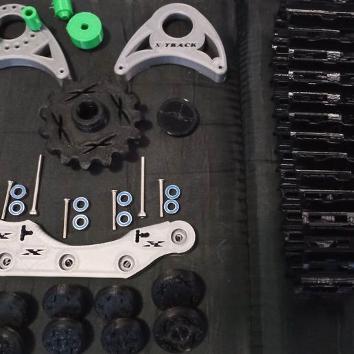 STL file comercial purpose - track TRX-6 TRX-4 axial 6x6- 4x4 included ...