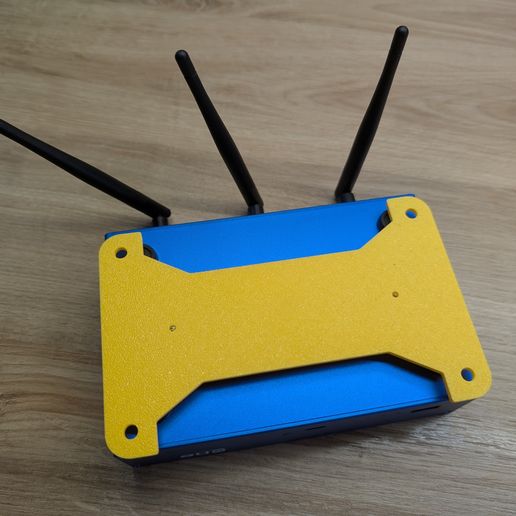 🔌 OpenWrt - One wall mount・ STL File for 3D printing・Cults