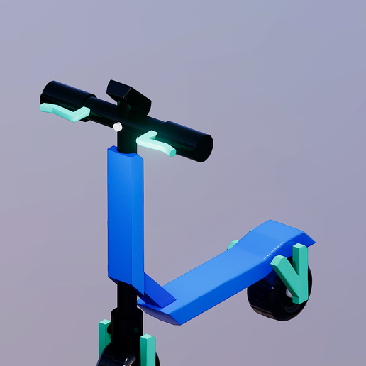 ⚡ Electric Scooter・ STL File for 3D printing・Cults