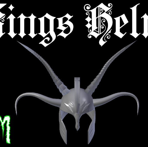 Archivo OBJ Casco del Rey 🎭 ・Objeto imprimible en 3D para descargar・Cults