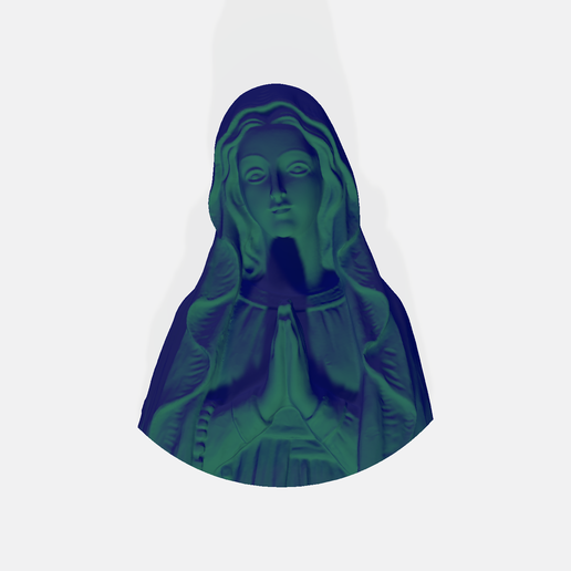 📁 Mother Mary 3D-print model file・ STL File for ・Cults