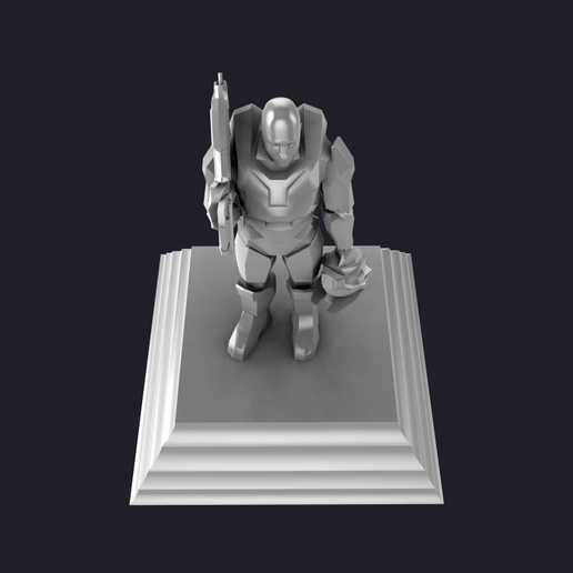 🏆 Master Chief Trophy (Halo) 3D MODEL・ 3D File for 3D printing・Cults