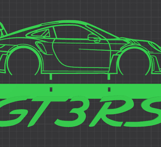 🎨 Porsche GT3 RS・ STL File for 3D printing・Cults