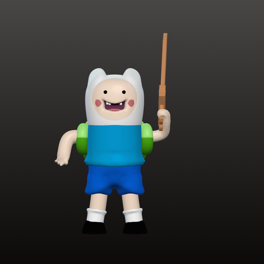 👾 Finn from adventure time・ STL File for 3D printing・Cults