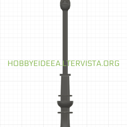 🔦 Street lamp V6・ STL File for 3D printing・Cults