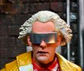 🔙 Head Doc Emmett Brown Head Back to the Future II Neca 1/12・ STL File ...