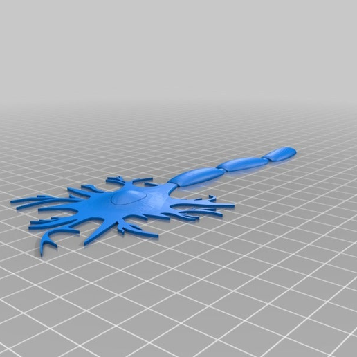 🩻 A model for a Neuron Cell (splitted)・Free STL File for ・Cults
