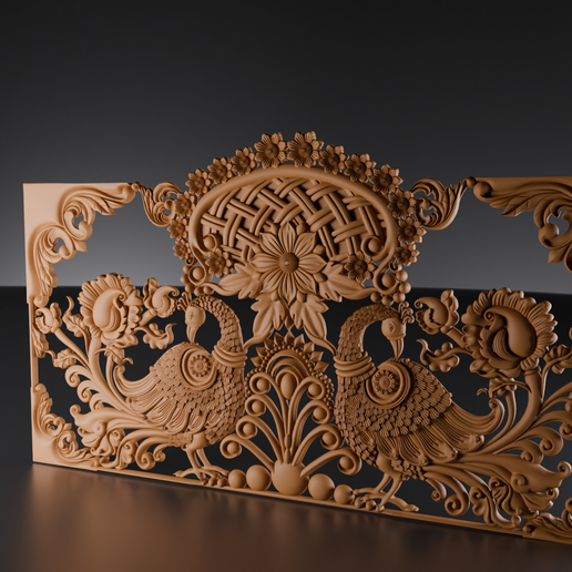 🛏️ bed headboard・ STL File for 3D printing and CNC machining - Laser ...