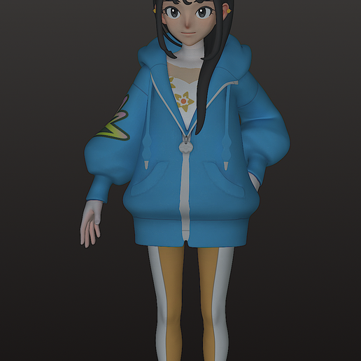 🦸 Lida Pokémon Trainer From Legends Z-A・ STL File for 3D printing・Cults