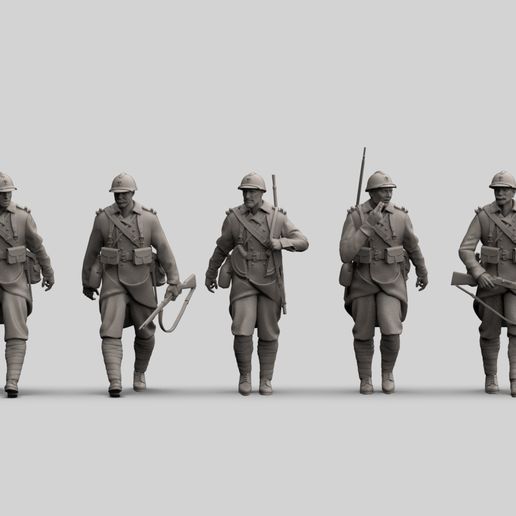 STL file French soldier ww2 3D print model 🫡 ・3D printable model to ...