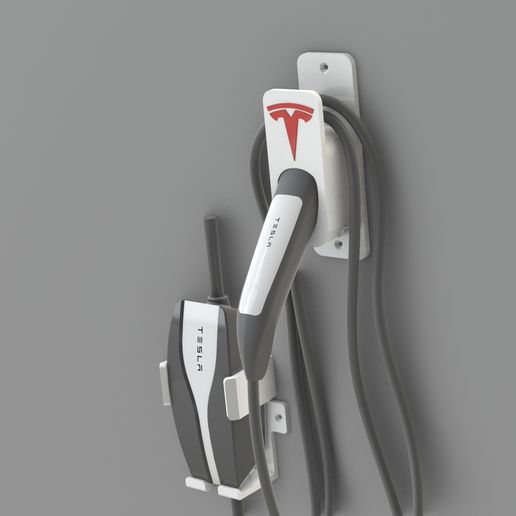 Download STL file **Improved Updated Version** TESLA MOBILE CHARGER GEN ...