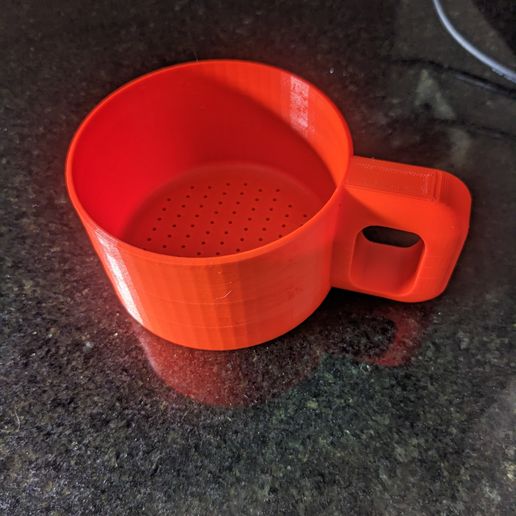 🌾 Strainer Cup / Colander・ STL File for ・Cults