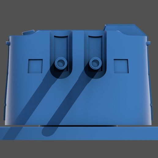 🥉 Japanese 3rd year type A turret - 1/100 scale・ OBJ File for 3D ...