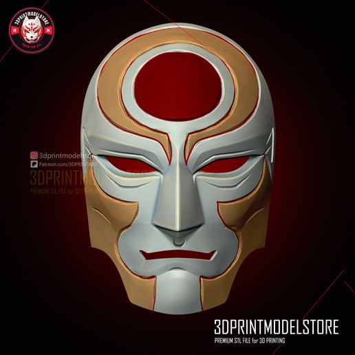 🎃 Amon Mask - Avatar Legend of Korra - Cosplay Halloween・ 3D File for ...