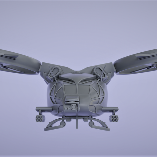 🚁 Avatar Helicopter・ STL File for ・Cults