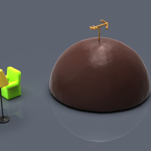 🏠 Spongebob Squarepants: Patrick's house・Free OBJ File for 3D printing ...