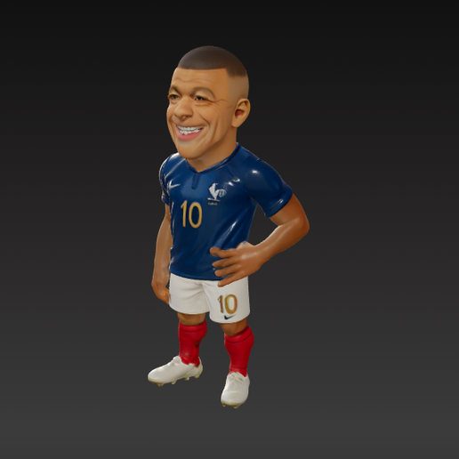 ⚽ Kylian Mbappé Mini Fut Series・ STL File for 3D printing・Cults