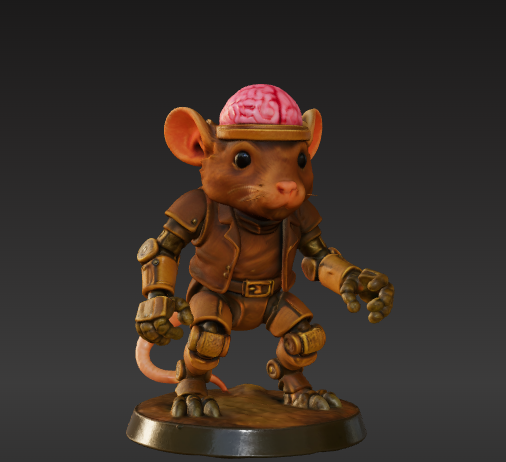 🐀 Bio Rat・ STL File for 3D printing・Cults