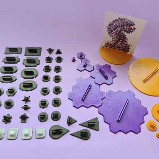 ⚔ 3000+ Token stands・Free 3D File for ・Cults