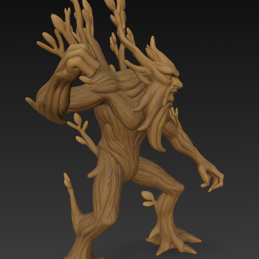 🌳 Ancient Deep Forest Ent – Tree Guardian STL・ STL File for 3D printing ...