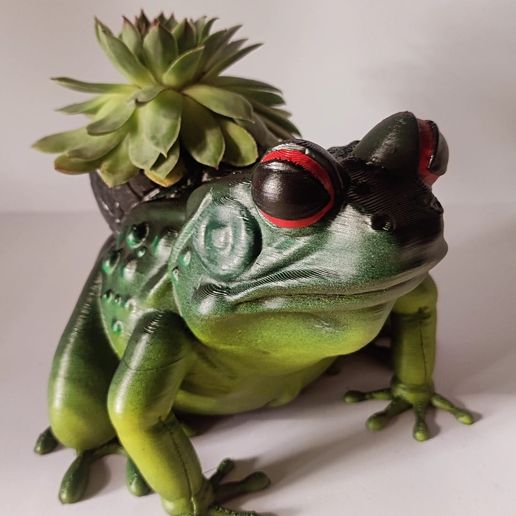 Archivo STL Macetero Rana 🌵 ・Modelo para descargar y imprimir en 3D・Cults