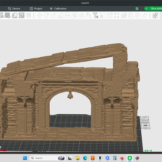 👴 Old stone roman style horse stable, barn, building for Christmas ...