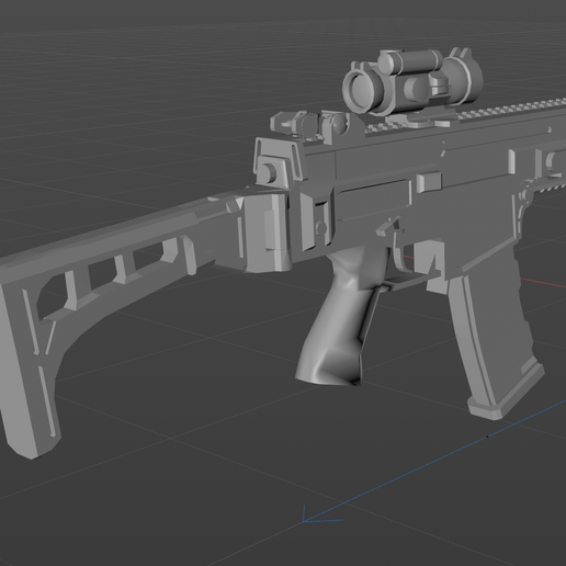 OBJ file Czech CZ 805 BREN rifle digital model material 🗺️ ・Template to ...