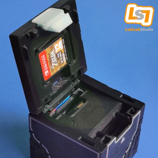 🃏 12 in 1 Storage cube for Nintendo Switch game cartridges and MicroSD ...