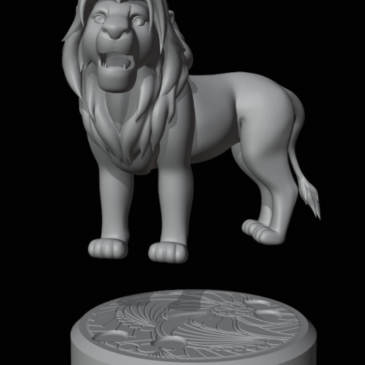 STL file The Lion King - Simba 🦁 ・3D printing idea to download・Cults
