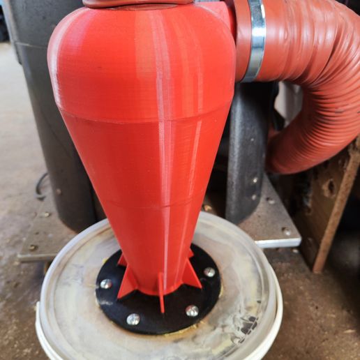 STL file Dust extractor Cyclone 🌬️ ・3D printable model to download・Cults