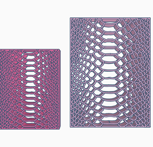 🐍 snake skin texture・ STL File for ・Cults