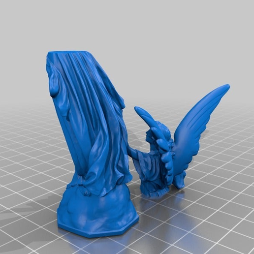 🏛️ Angelus Imperatoria WH40k - Statue・Free STL File for ・Cults