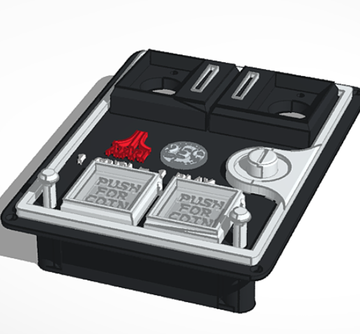 🕹️ Arcade Coin Box・ STL File for 3D printing・Cults