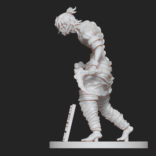 🎨 Gyutaro 3D Fan Art Model Demon Slayer・ OBJ File for 3D printing・Cults