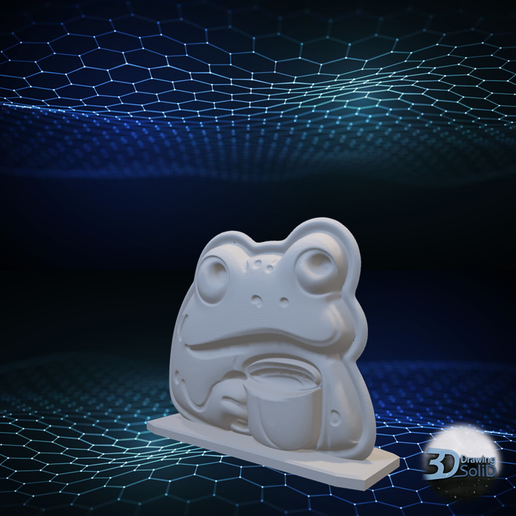 🐸 FROG DECOR・ STL File for 3D printing・Cults