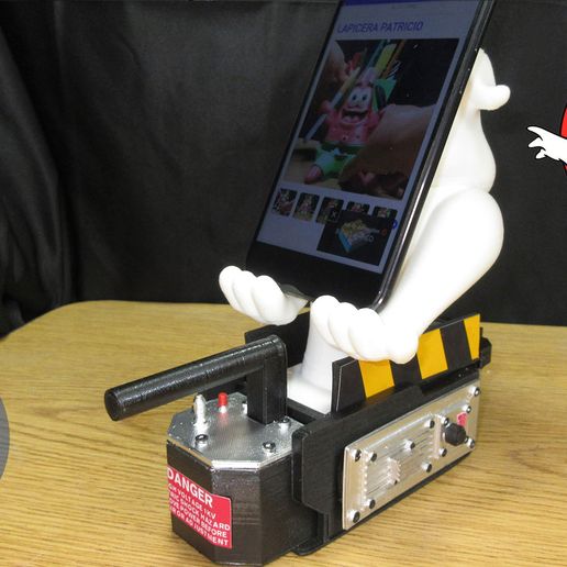 📞 GHOSTBUSTERS CELL PHONE TRAP・ STL File for ・Cults