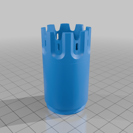 🔫 Blaster style airsoft suppressor / flash hider / tracer housing・Free ...