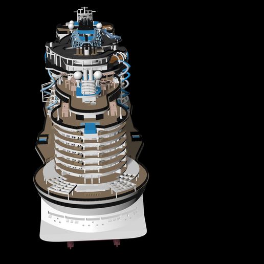 🚢 NCL NORWEGIAN PRIMA print-ready model・ STL File for 3D printing・Cults