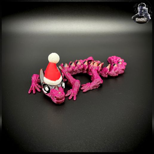 👶 Baby Bull Dragon Christmas Edition・Free STL File for 3D printing・Cults