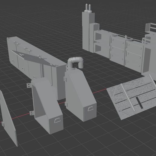 🌆 exterior boxes for IDF M113 fitter and Hattap 35th scale ( HULL Not ...